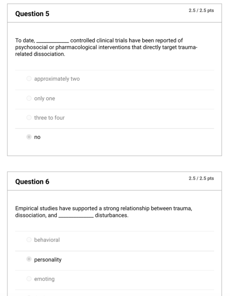 TRMA 830 Quiz 2 – Quiz Collect